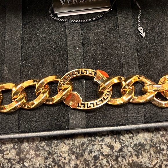 Versace | Jewelry | Versace Greca Link Bracelet New | Poshmark